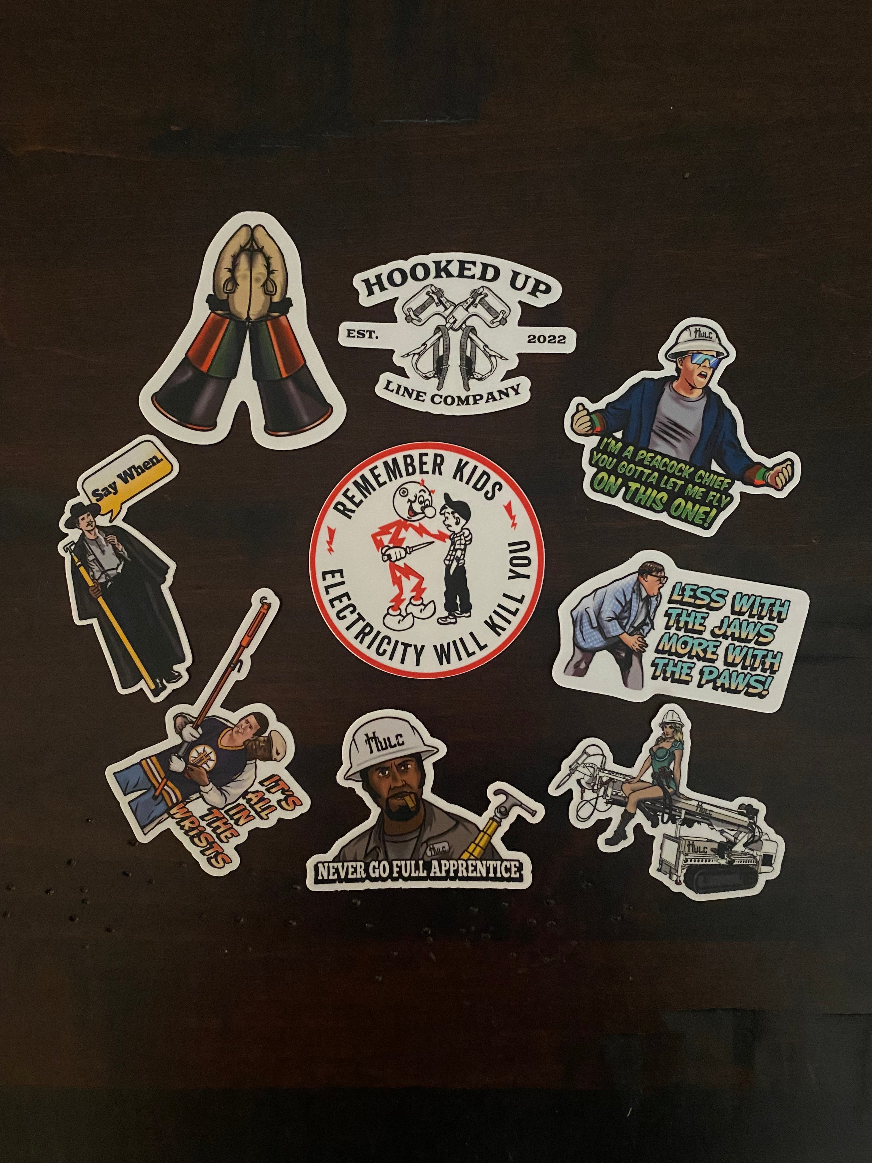 Sticker Pack – Hooked Up Line Company